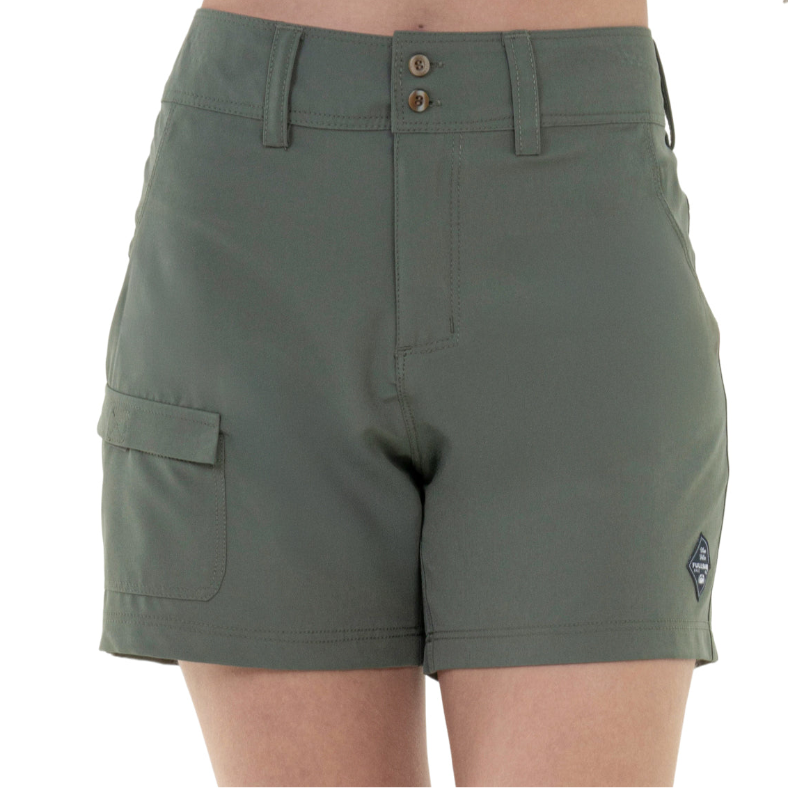 FULLSAND Short Bermuda Outdoor Mujer Con Protección Solar Certificada ...